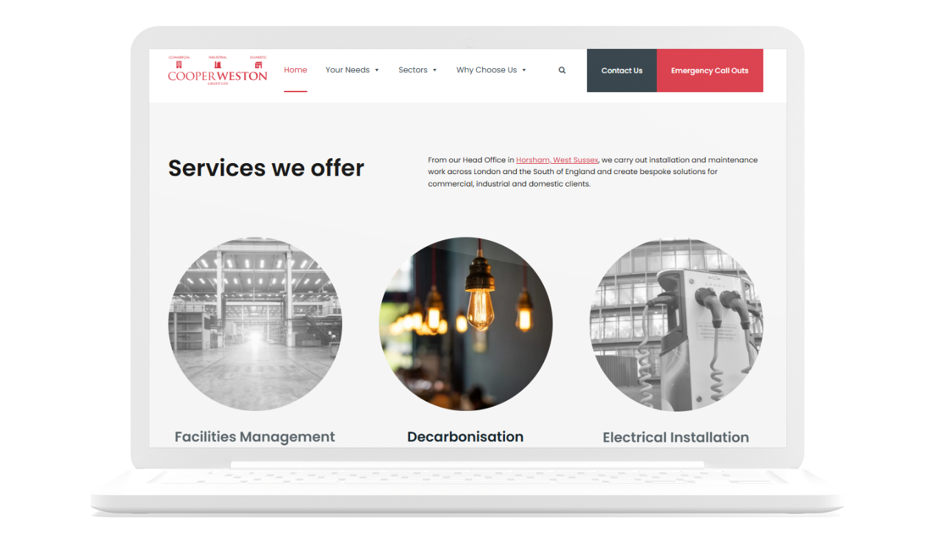 Cooper Weston | Website Rebuild Case Study | britweb